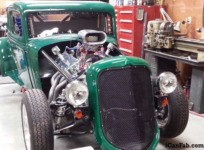 Metal Fabrication and this 1933 Plymouth Coupe Pro Street